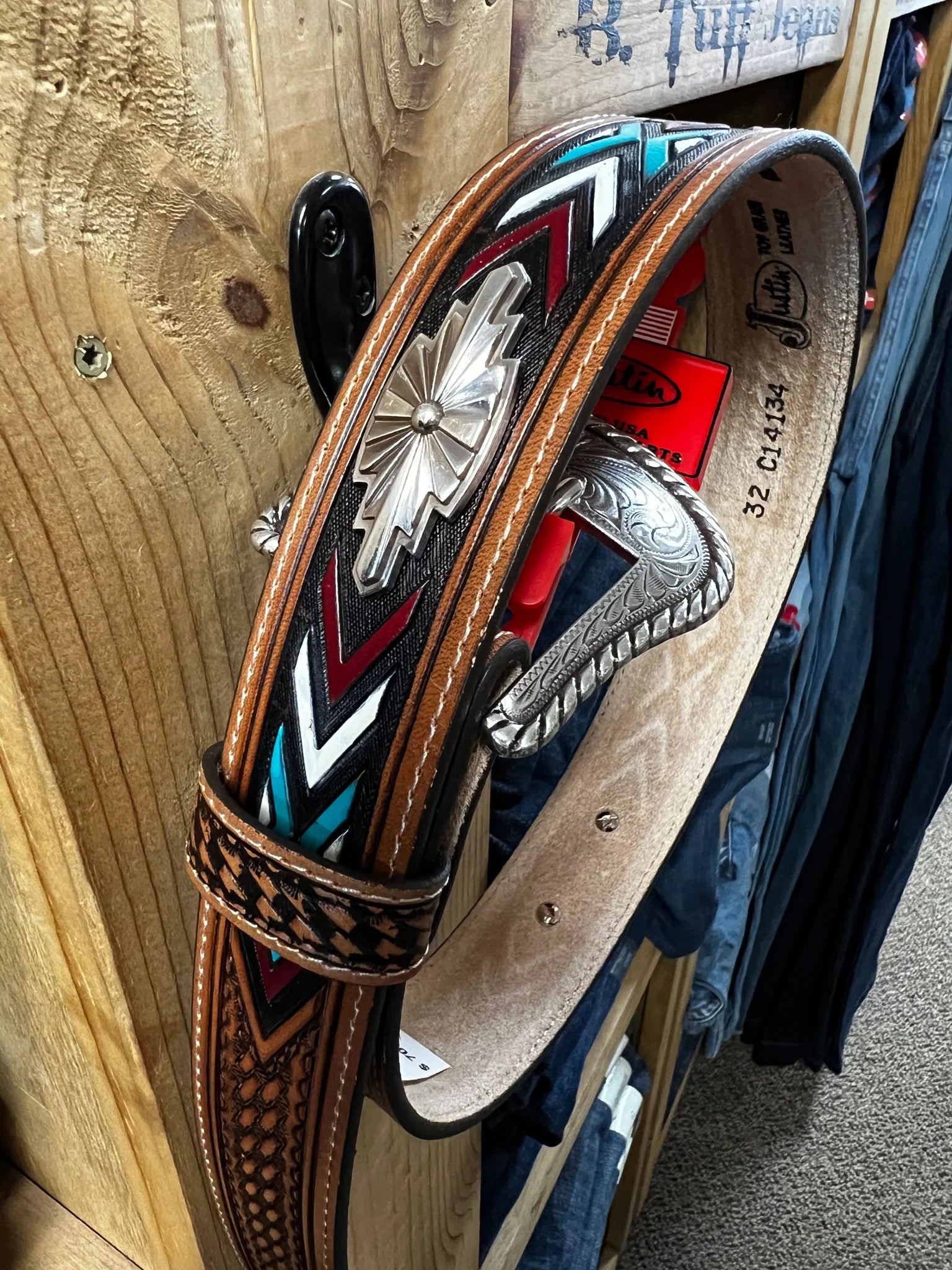 Justin Sunrise Belt – Corral Western Wear